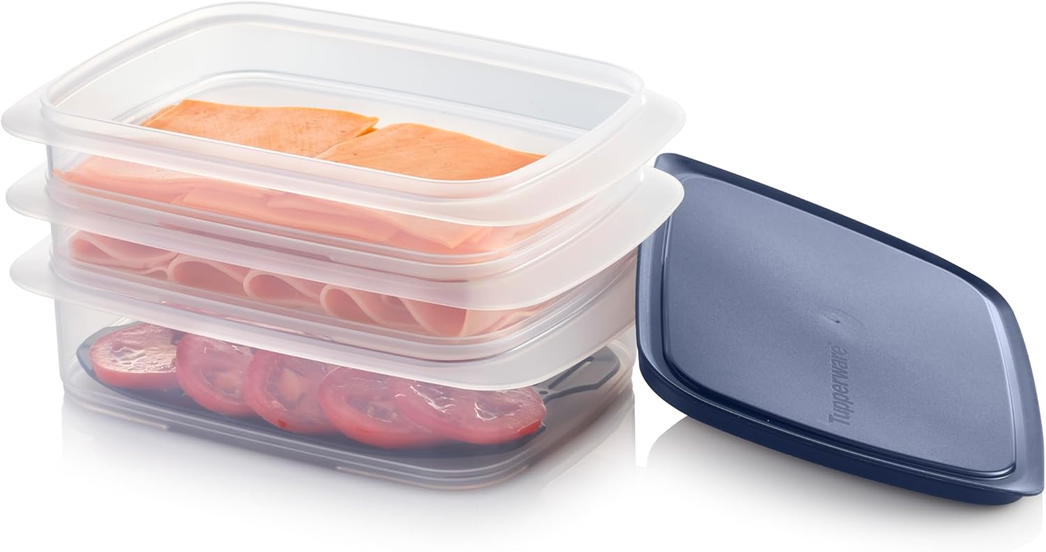 Amazon.com: Tupperware Fridge Stackable Family 3 Piece Food Storage ...