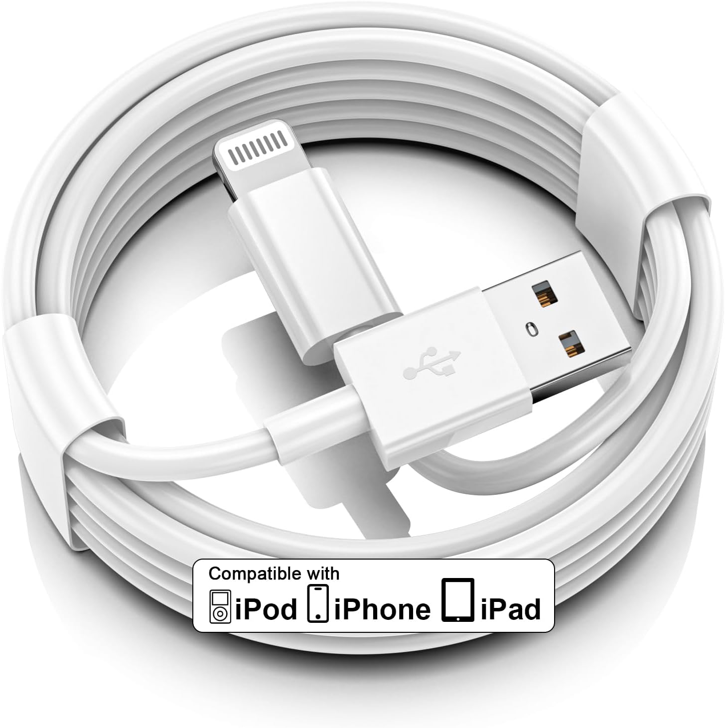 Amazon.com: iPhone Charger Lightning Cable,2 Pack Apple MFi Certified ...