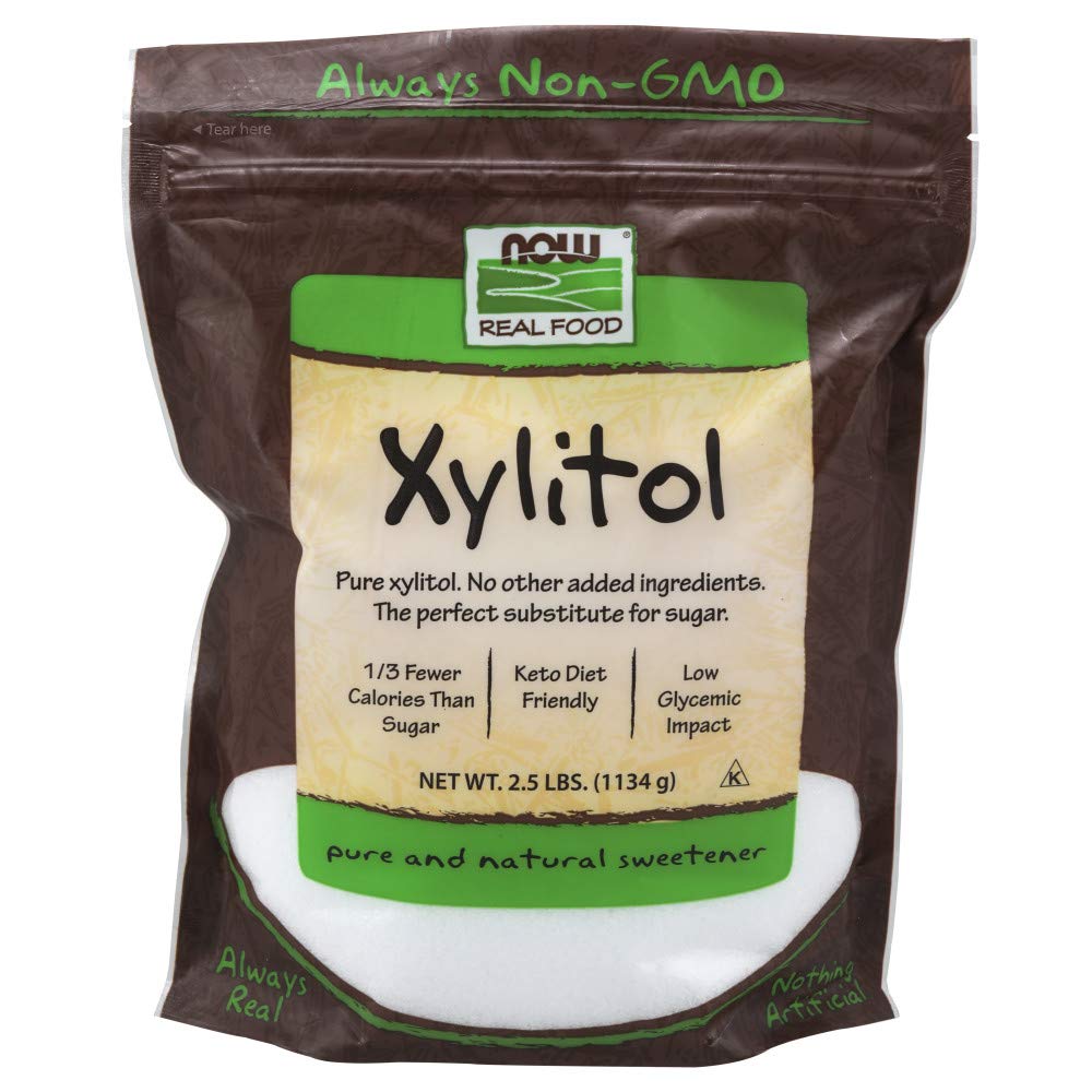 Xylitol Now Foods 2.5 lbs Powder - Natural Sugar Substitute | Buy Now ...
