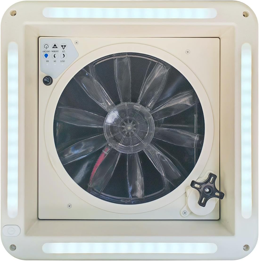 Amazon.com: Wokyy 14" RV Roof Vent Fan with Remote Control, DC 12V ...