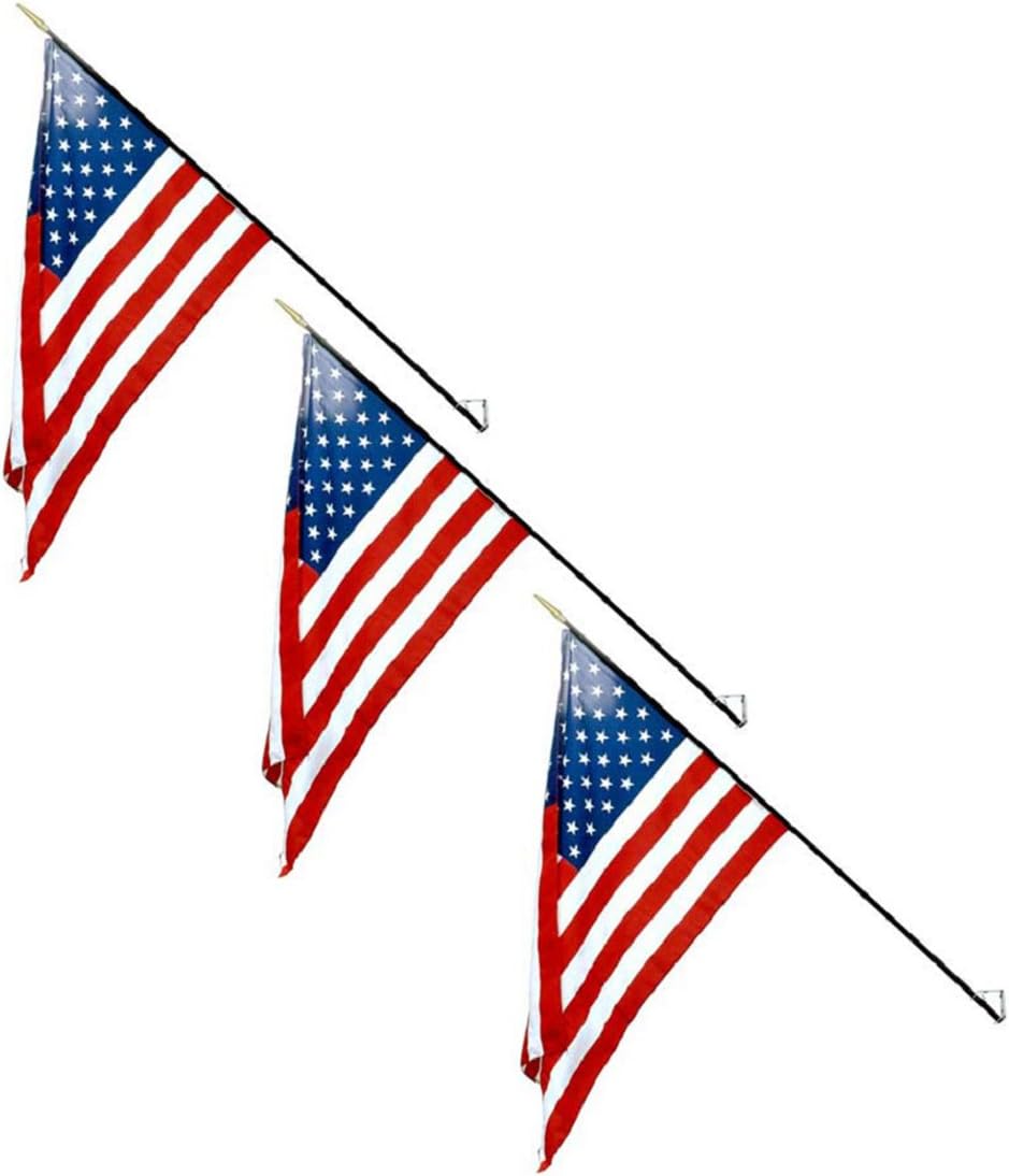 Amazon.com: Super Tough Small American Stick Flags 2'x3' | Cotton ...