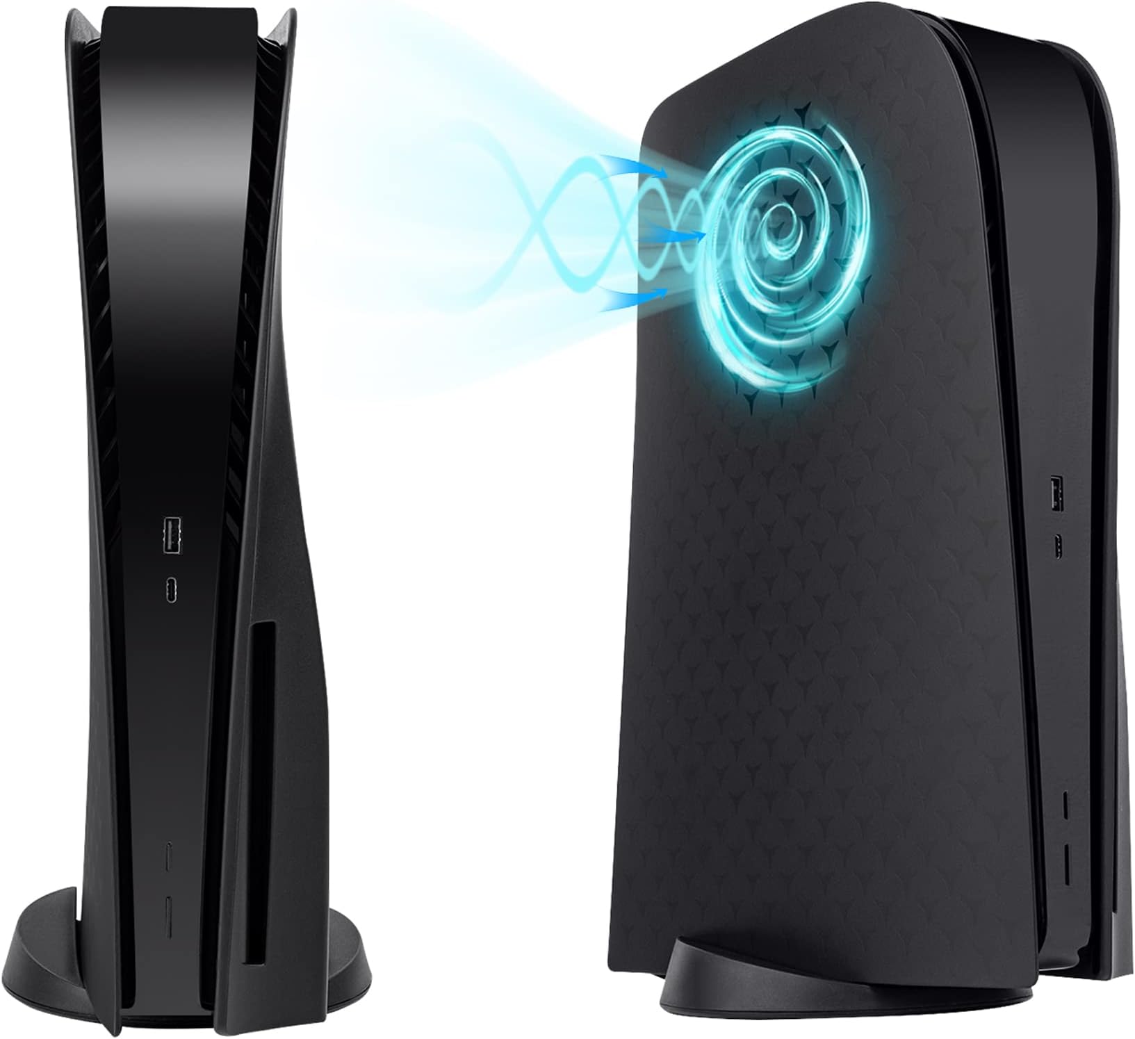 Mcbazel Hard Faceplates with Cooling Vents for PS5 UHD Console Hard ...