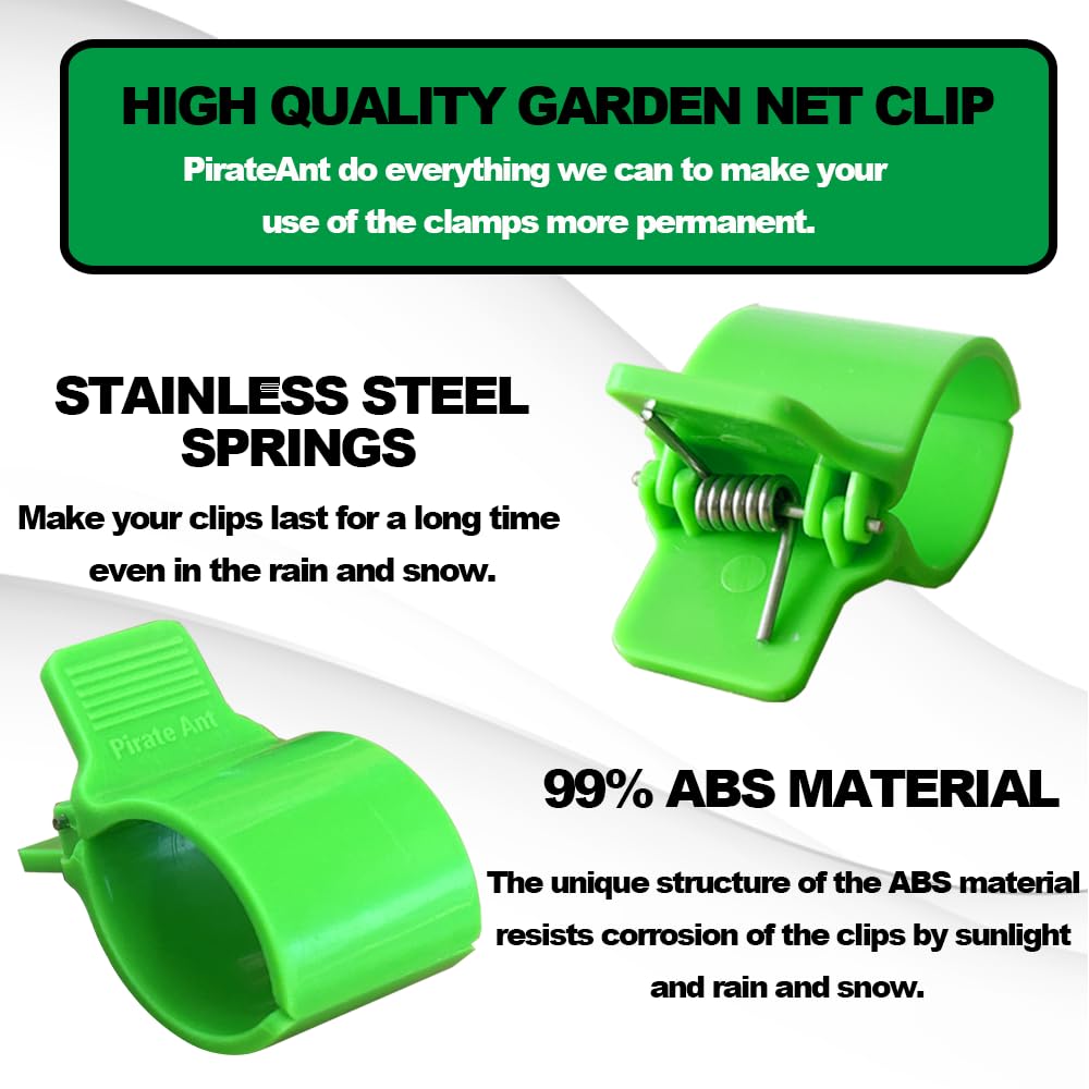 Snapklik.com : Greenhouse Clamps For3/4-1 Inch PVC Pipe, Greenhouse ...