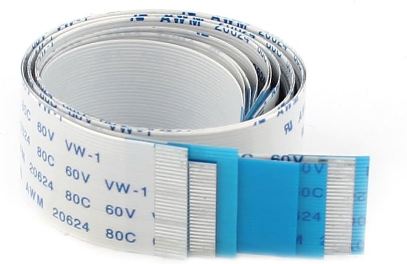 Amazon.com: uxcell B Type Forward Direction 50 Pin FFC FPC Ribbon Flat ...