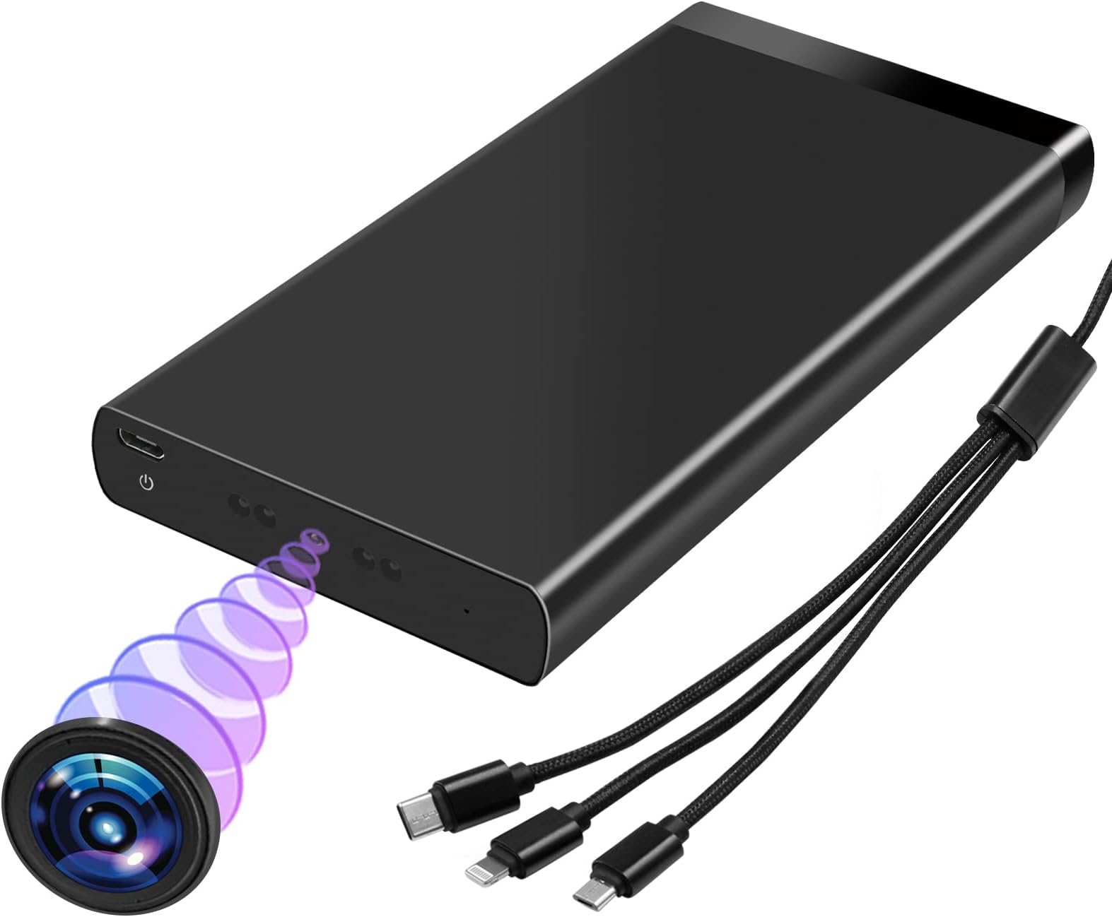 LXMIMI Caméra Espion Cachée, 2 en 1 Mini Caméra avec Banque d ...