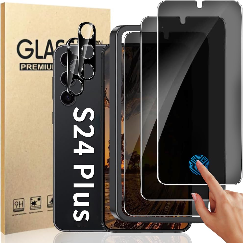Amazon.com: 3+2 Pack Privacy Screen Protector And Camera Lens ...