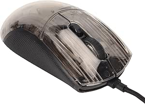 Amazon.co.jp: Wired Gaming Mouse Transparent Shell RGB Backlit ...