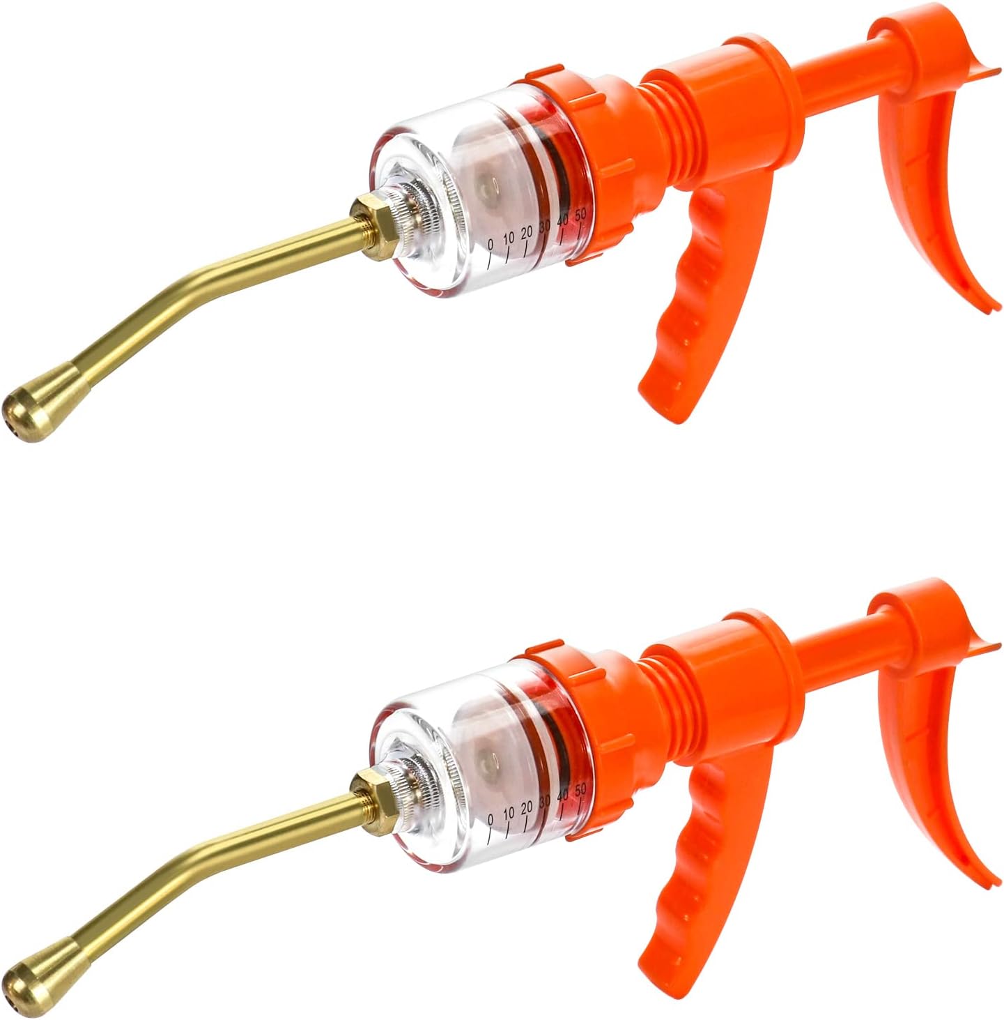 Amazon.com: QWORK 50ML Syringe, 2 Pack Metal Head Prevents Bite Damage ...