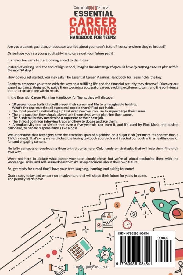 Snapklik.com : The Essential Career Planning Handbook For Teens: The ...