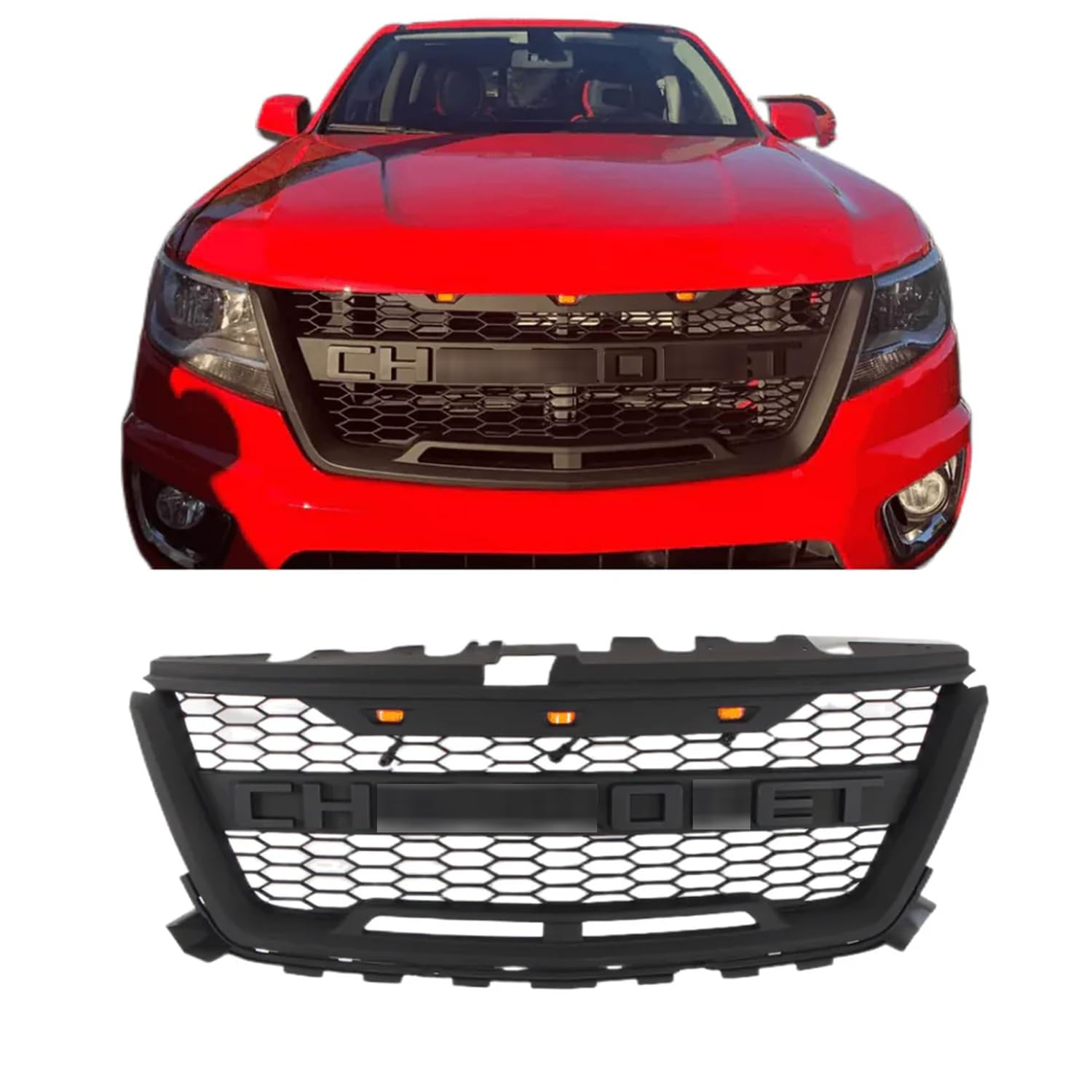 Amazon.com: ACUNTCTO Front Grille Compatible with 2016 2017 2018 2019 ...