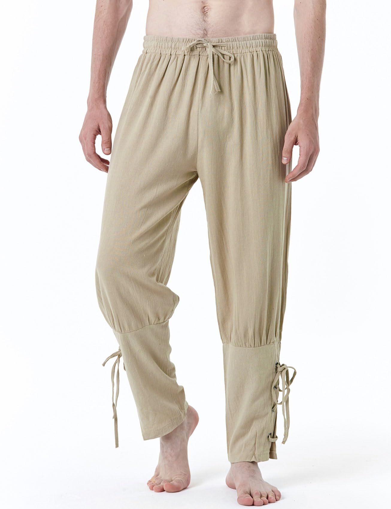 Snapklik.com : Mens Vintage Renaissance Costume Ankle Banded Pants For ...