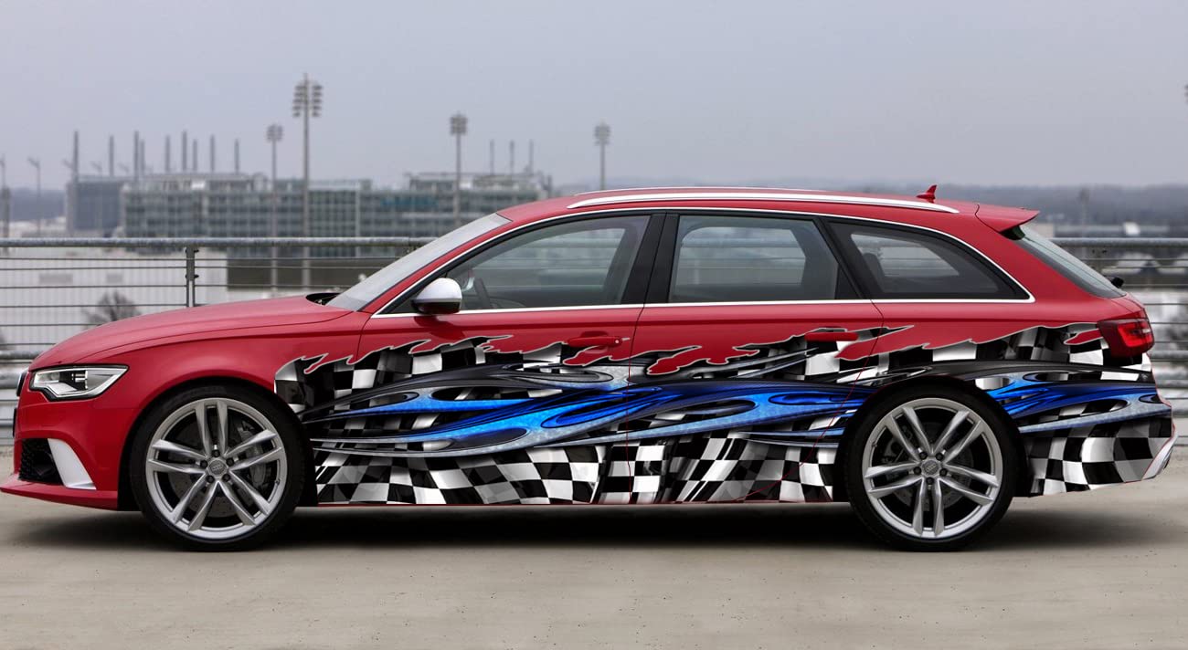 Checkered Graphic Designs For Cars Number 2 Checkered Race Car Pit