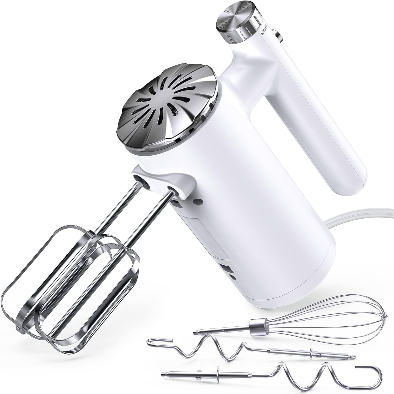 Amazon.com: Hand Mixer Electric, 500W Power Handheld Mixer with ...