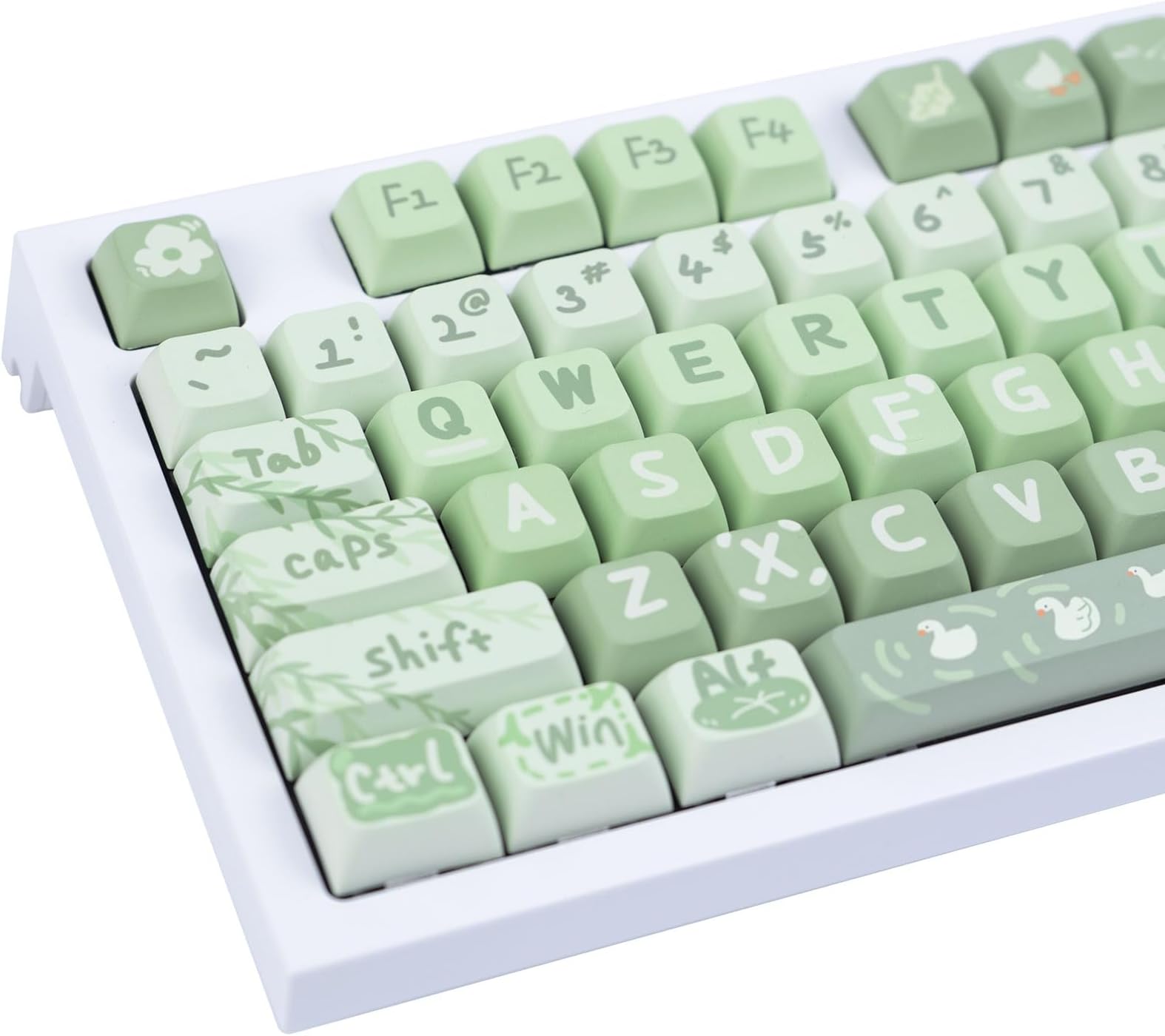 GEKUCAP PBT Anime Keycaps 133 Keys, Matcha Green XDA Profile for ...