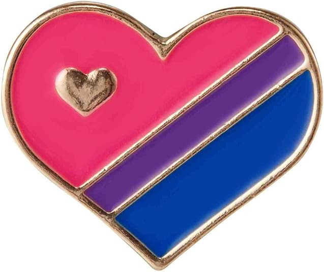 Amazon.com: GSM Brands Bisexual Pride Pin (Enamel Lapel Pin): Clothing ...