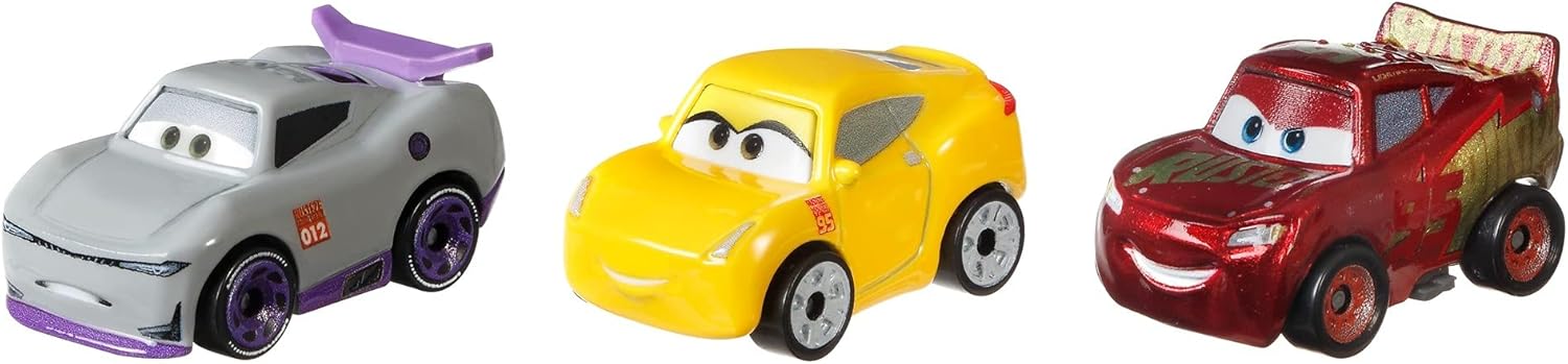 Amazon.com: Disney Pixar Cars Mini Racers 3-Pack, Kurt, Cruz Ramirez ...