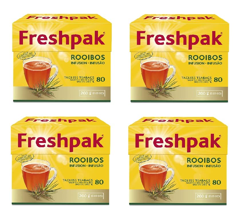 Freshpak Pure Rooibos Tea 80 bolsas sin etiqueta 80 unidades paquete de ...