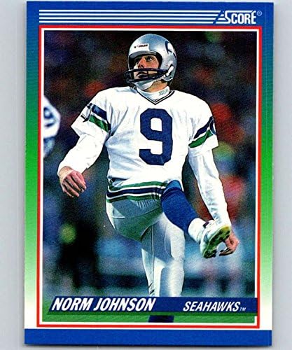 Amazon.com: 1990 Score #410 Norm Johnson Seattle Seahawks NFL Football ...