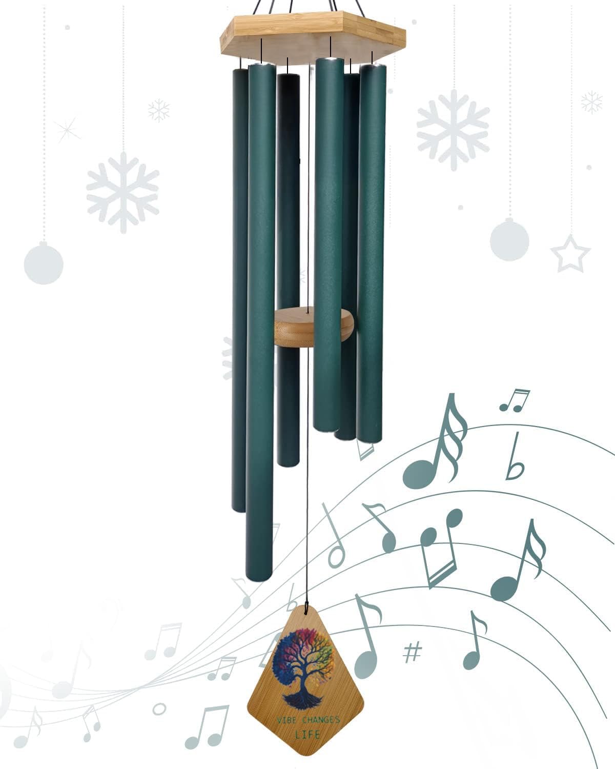 PARADIGM PICTURES 10 Bells Wind Chime for Home Decor Good Luck Lover ...
