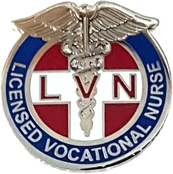 Amazon.com: Licensed Vocational Nurse Lapel Pin LVN Clinic Hospital RN ...