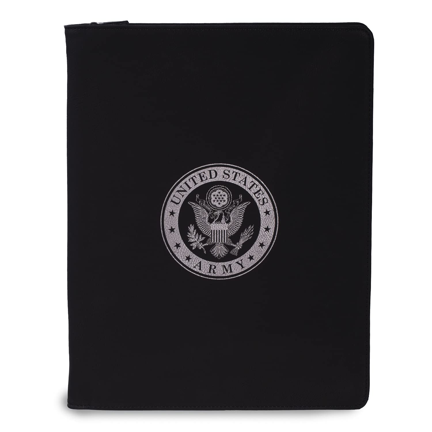 Amazon.com : US Army Multi-Compartment Zippered Padfolio, US Army ...