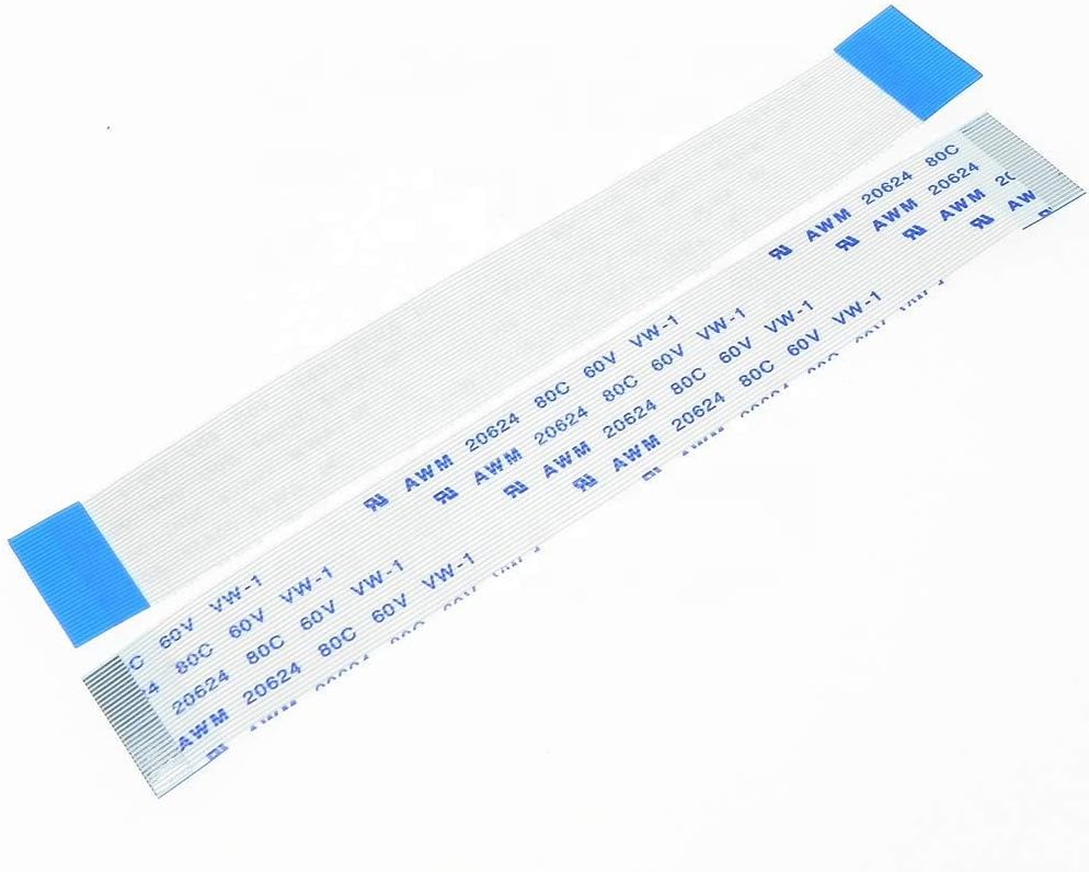 SLVC FFC Ribbon Flat Flexible Cable 24 Pin 0.5mm Pitch 200mm Long (B ...