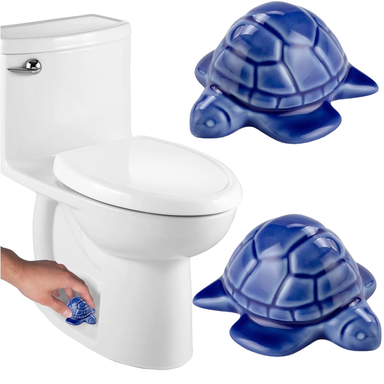 Cute Turtle Toilet Bolt Caps Ceramic Sea Turtle Toilet Bolt Covers ...