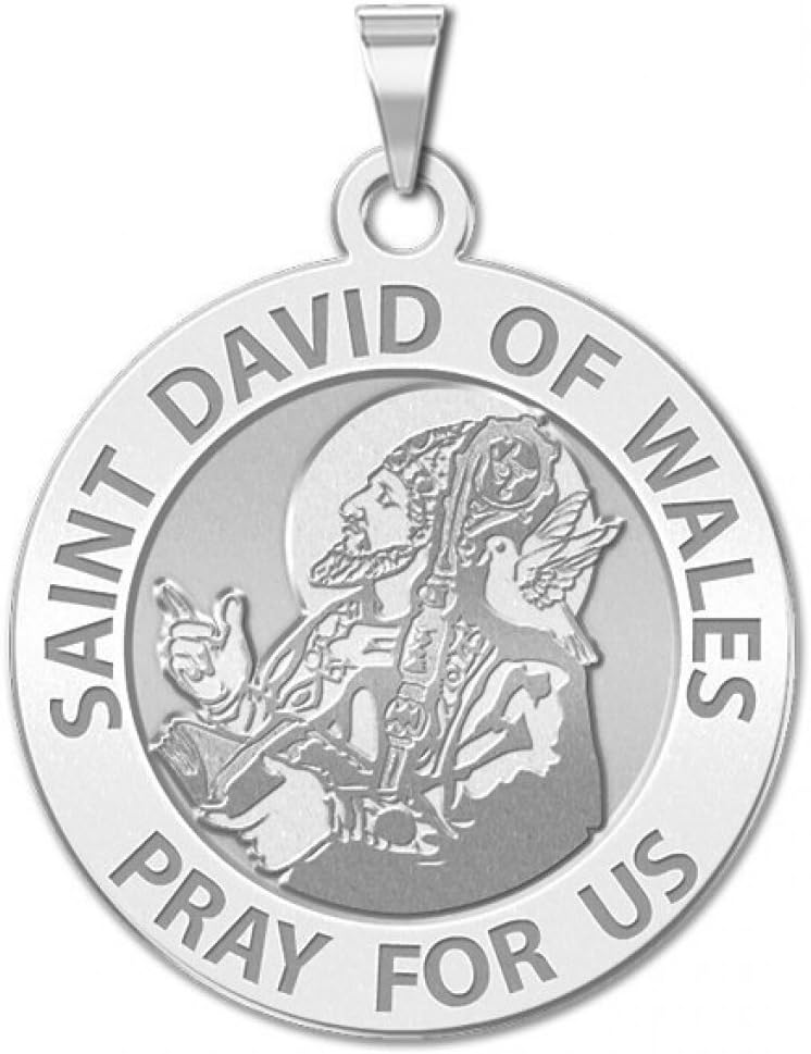 Amazon.com: PicturesOnGold.com Saint David of Wales Round Religious ...