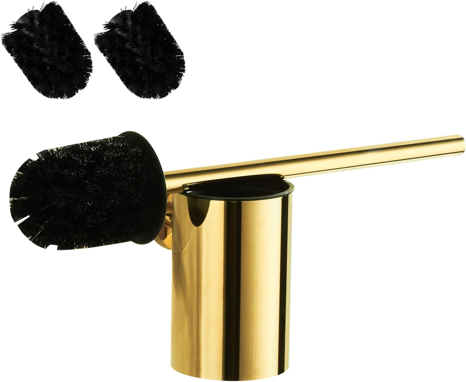 TINYROW Toilet Brush with Holder for Bathroom Toilet Bowl Brush Holder ...