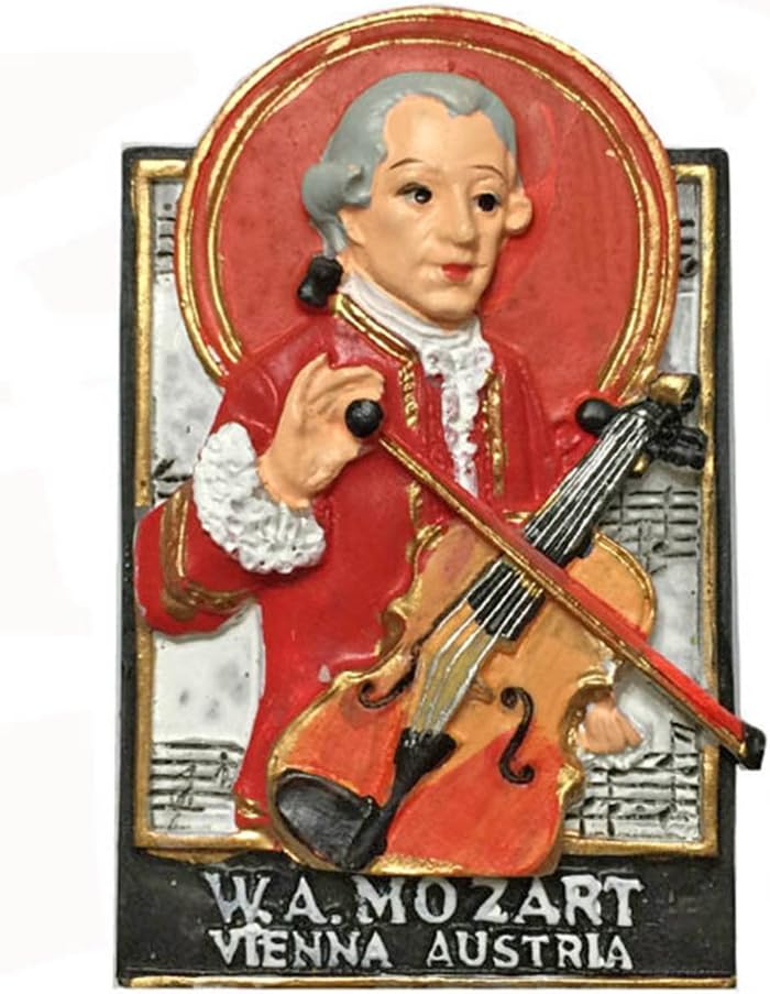 Amazon.com: Vienna Austria 3D Refrigerator Magnet Mozart Pattern Travel ...