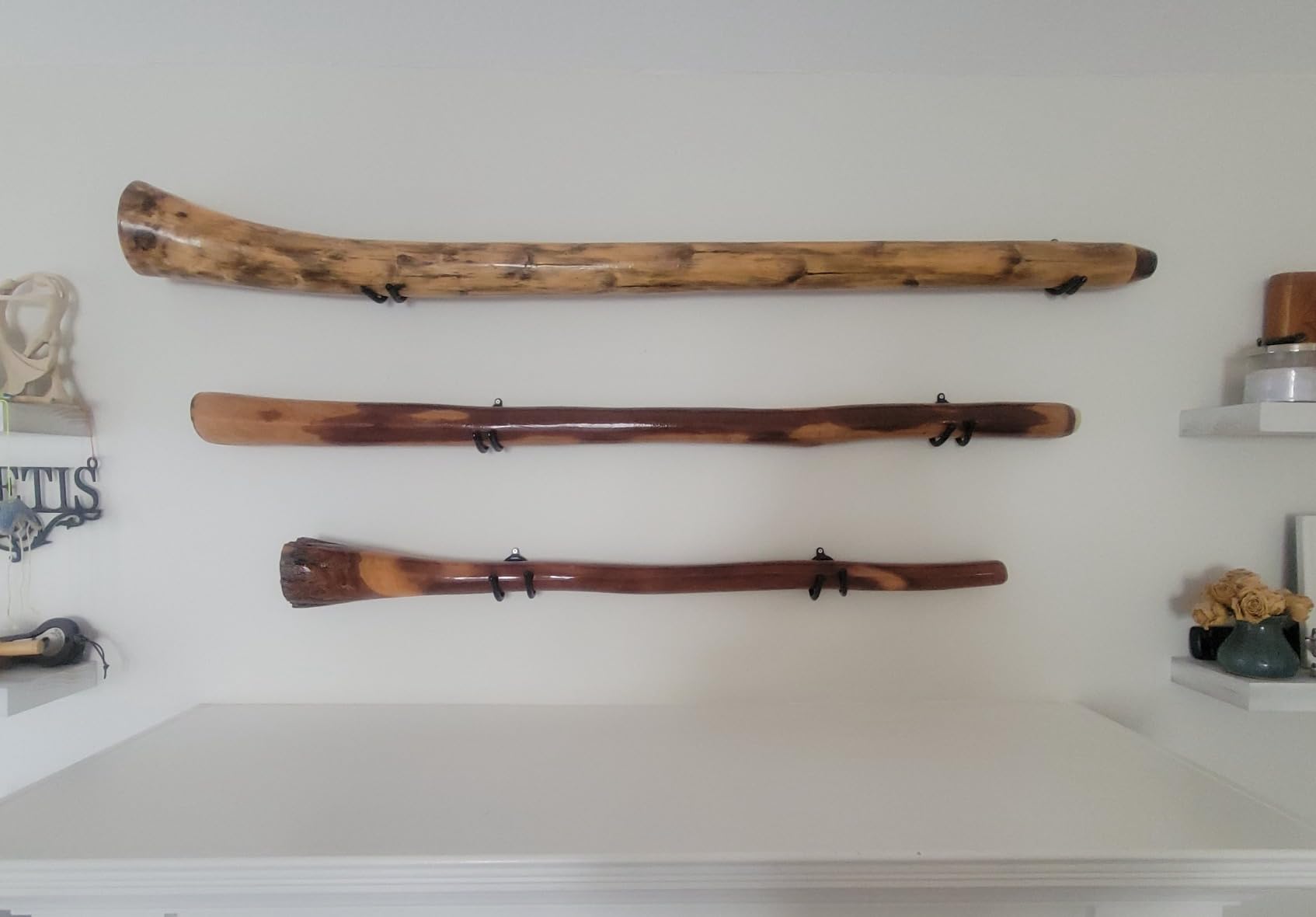 Amazon.com: Pmsanzay 6 Pack Universal Mini Adjustable Wall-Mounted ...