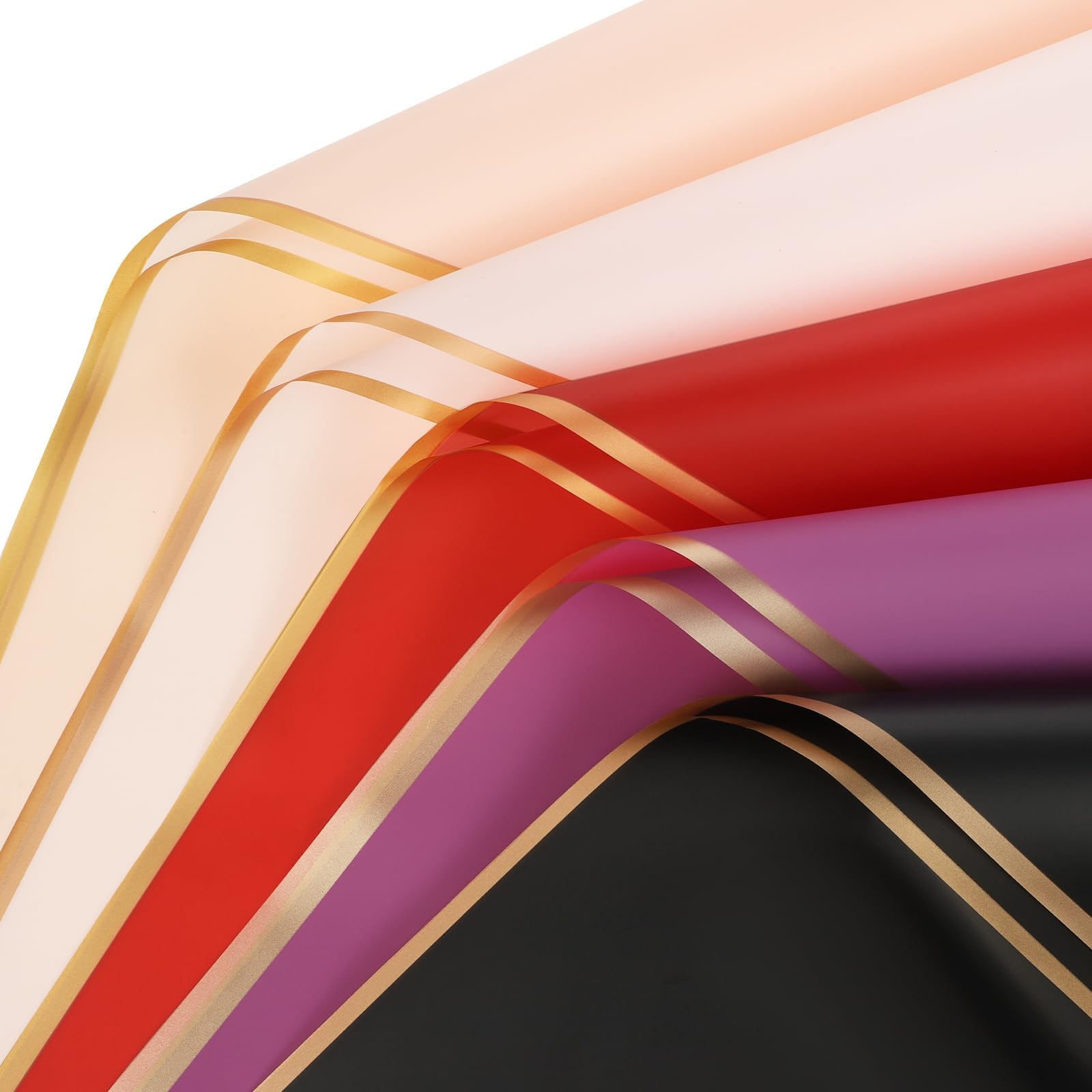 Amazon.com: NESCCI 20 Sheet Flower Wrapping Paper - Waterproof Floral ...