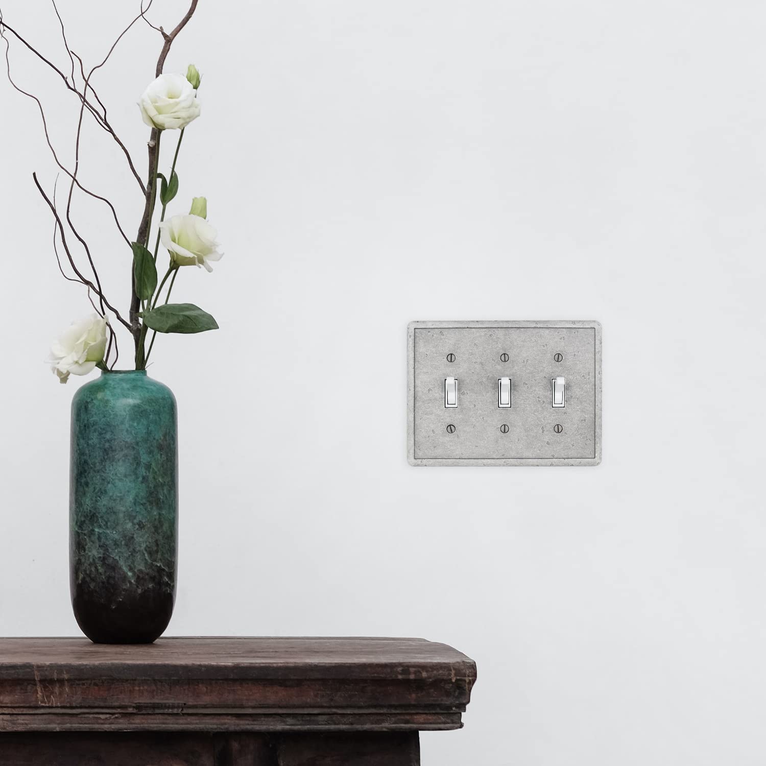 Snapklik.com : Light Switch Cover, Triple Toggle Wall Plate For ...