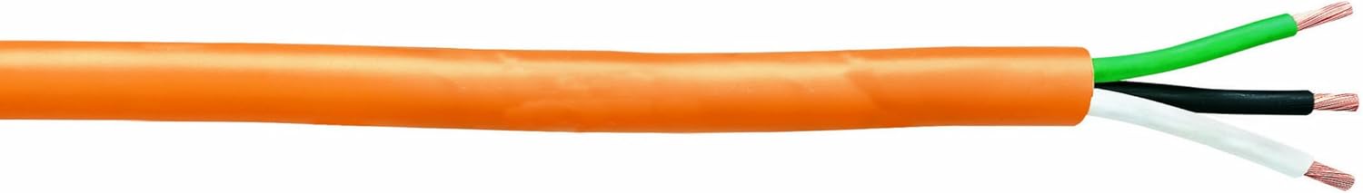 Coleman Cable 20305 SJTW Service Cord, 18-Gauge 3-Conductor Cable 250 ...