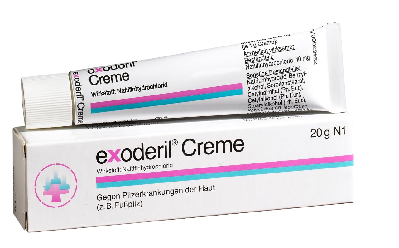 exoderil Creme 20 g die Rettung bei Pilzinfektionen der Haut - wirkt ...