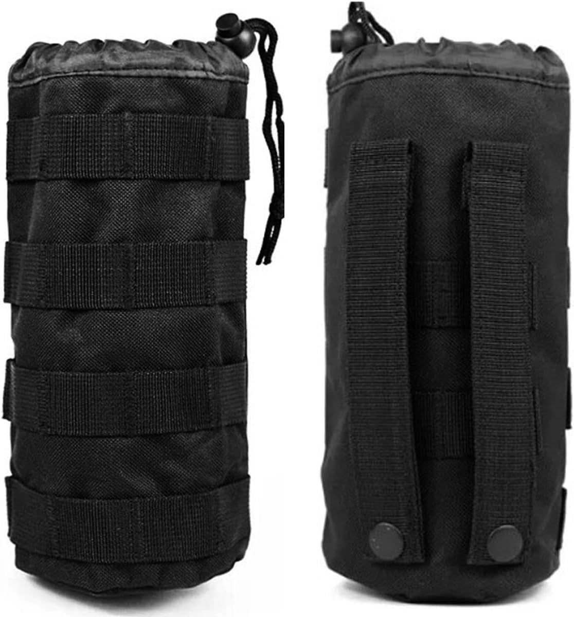Tactical MOLLE Water Bottle Pouch Drink Bottle Bag Flask Holder Carrier ...