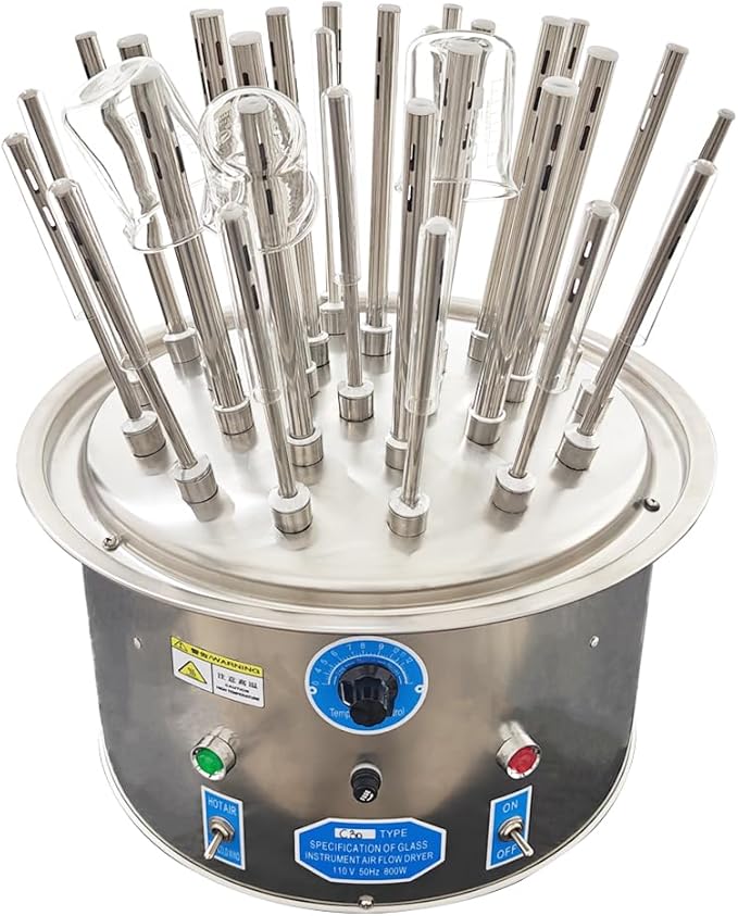 Amazon.com: FENROSLY Lab Glassware Dryer with 30pcs Drying Pipes ...