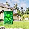 Amazon.com : WENWELL Happy St Patricks Day House Garden Flags,Shamrock ...