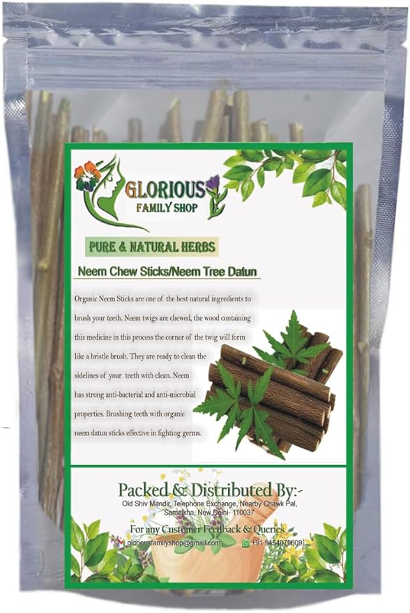 Amazon.com : Healthy Neem Chew Dry Stick & Neem Tree Datun for Healthy ...