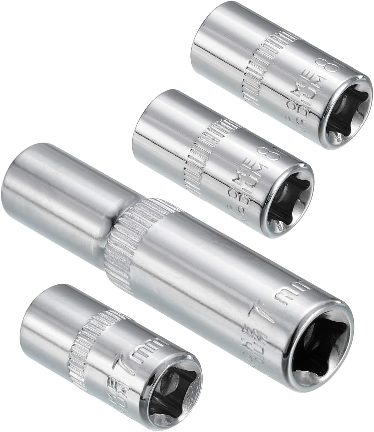 Amazon.com: uxcell 1/4-inch Drive by 7mm & 8mm Deep and Shallow Socket ...