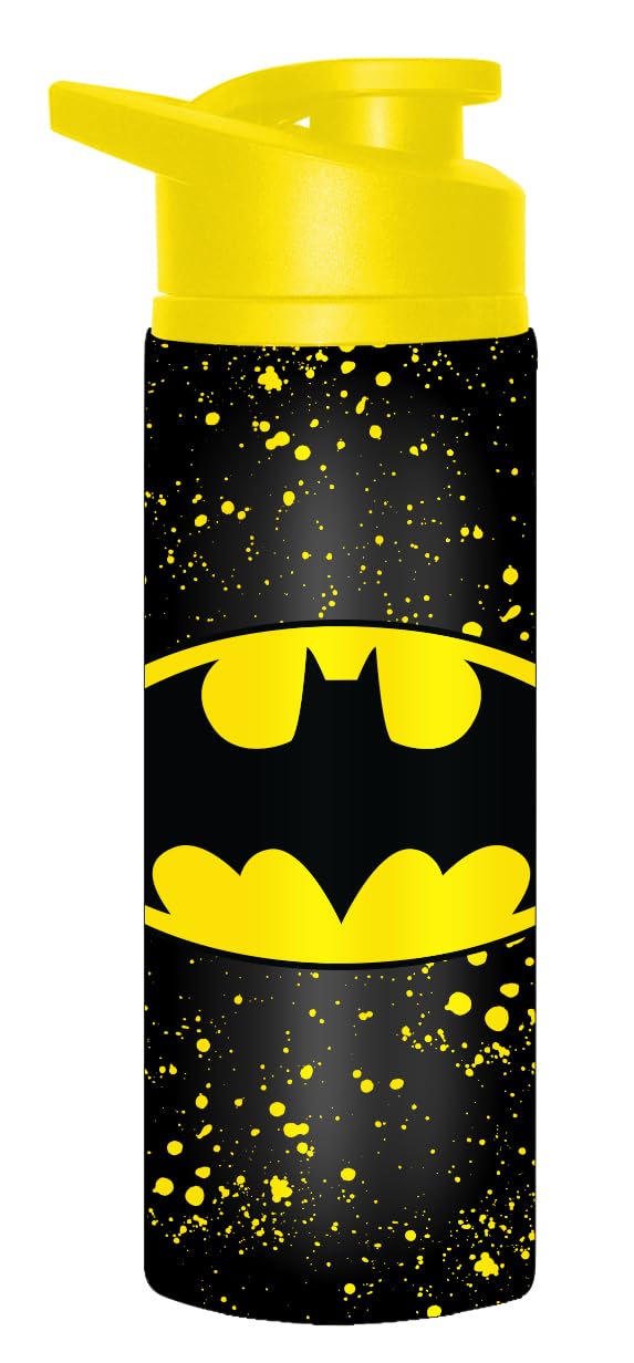 Amazon.com: Silver Buffalo Batman Stainless Steel Water Bottle ...
