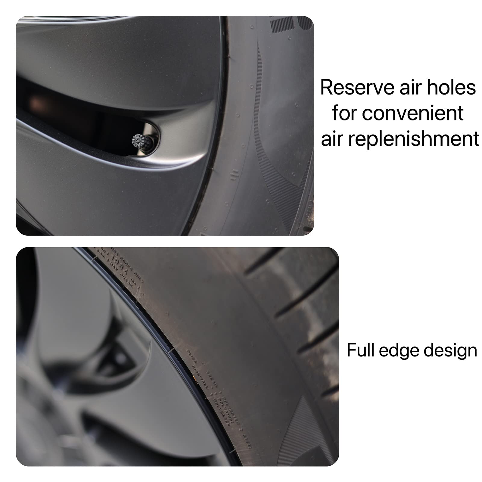 Snapklik.com : 4PCS For Tesla Model Y Accessories 2024 2025 Wheel Cover ...