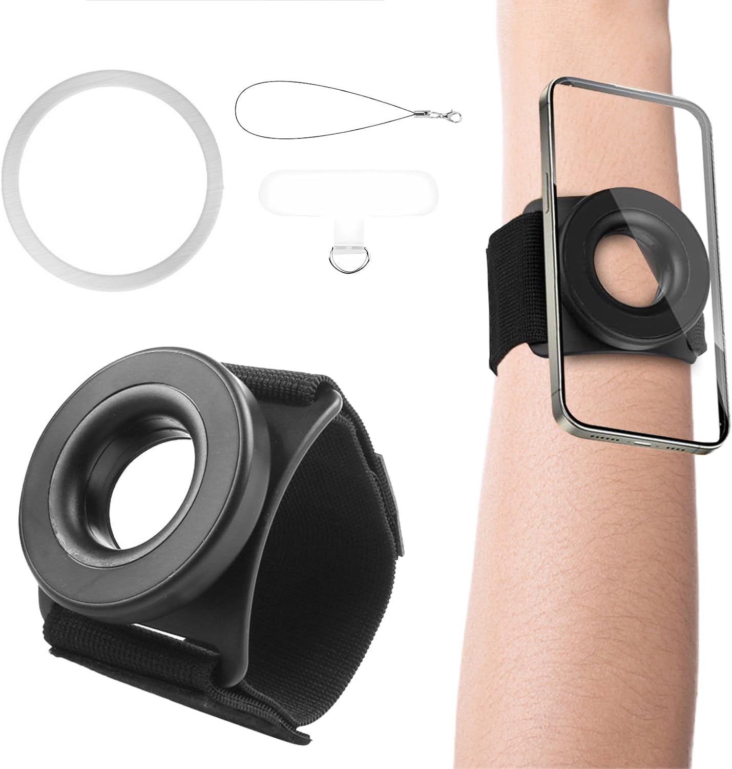 Amazon.com: VUP Wristband Phone Holder, 360° Rotatable Forearm Armband ...