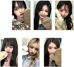 Amazon.com : Zomanon 6Pcs/Set KPOP IVE I'VE MINE HD Photocards Double Sides LOMO Cards Wonyoung ...