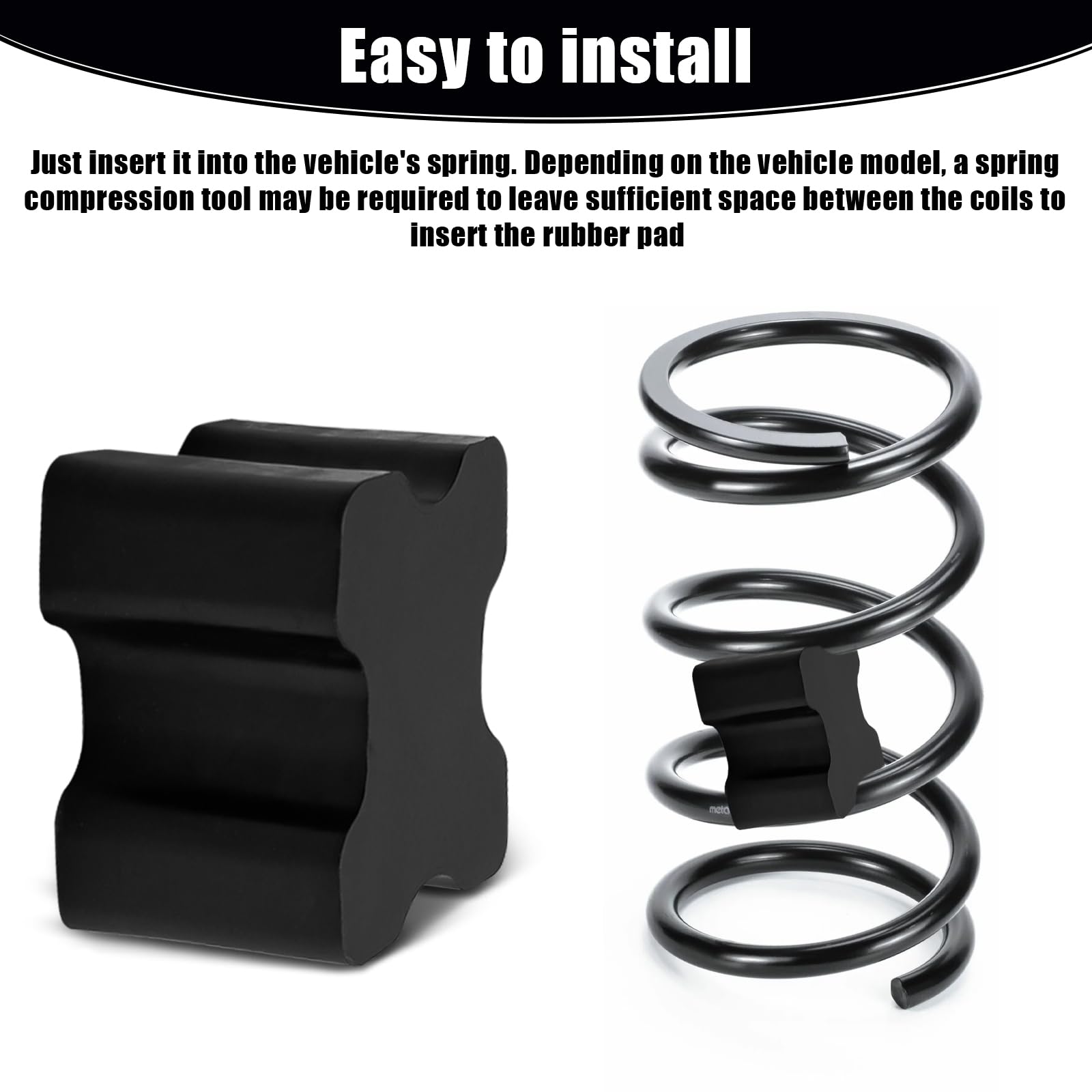 Suspension Kit Arwrilt 4 PCS Coil Spring Spacer Kit - Rubber Lift ...