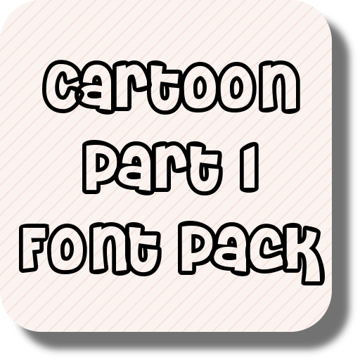 Cartoon Part 1 Font Pack - App on Amazon Appstore