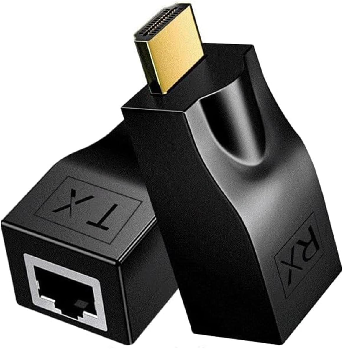 Amazon.com: XMSJSIY Extensor HDMI, HDMI a RJ45, extensor de cable de ...