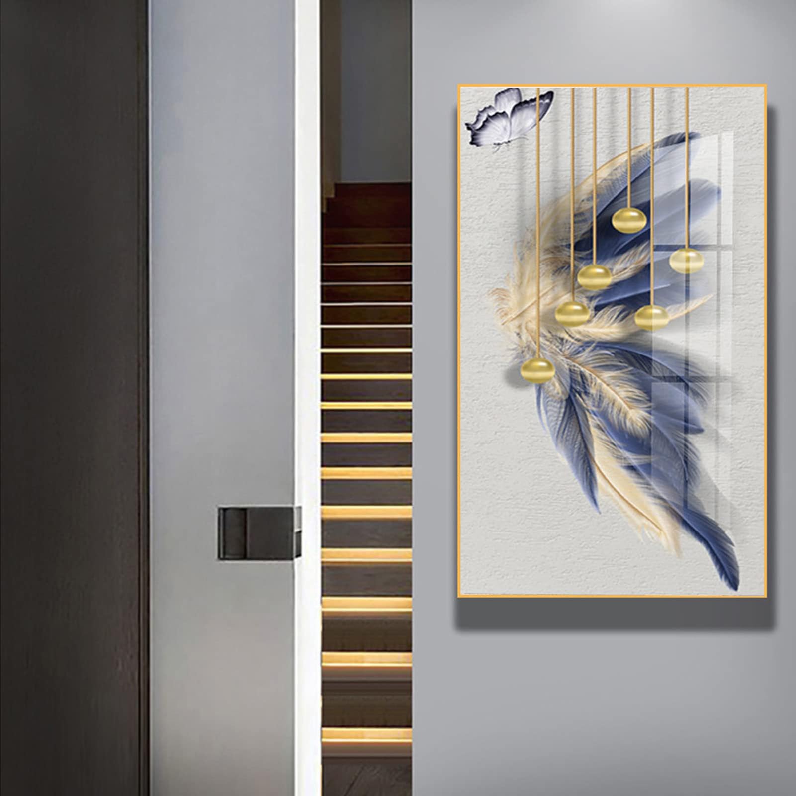 Wall Mounted Electrical Panel Cover, Hide Paintings Wall Decoration ...
