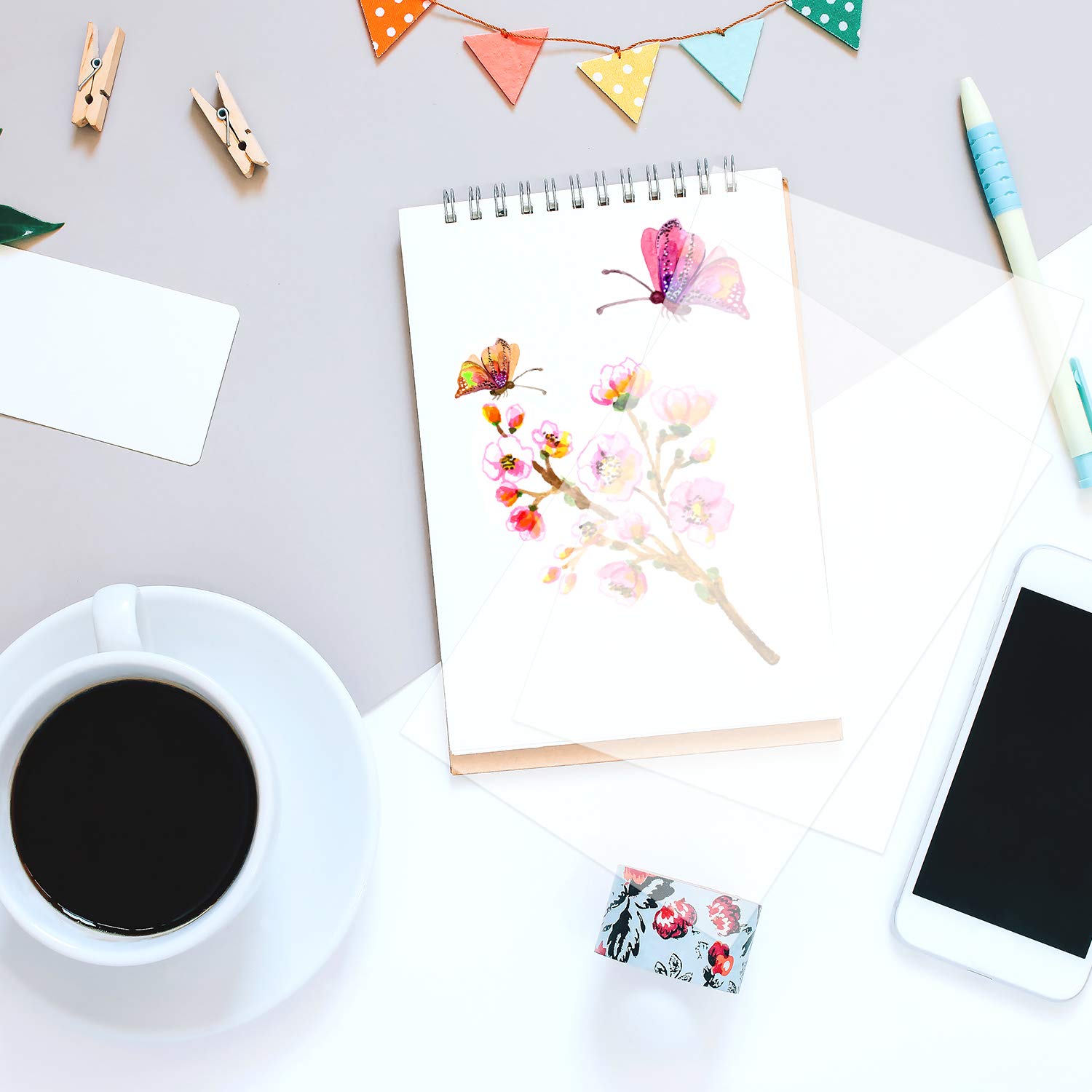 Snapklik.com : 50 Sheets Vellum Paper 8.5 X 11 Inches Translucent ...