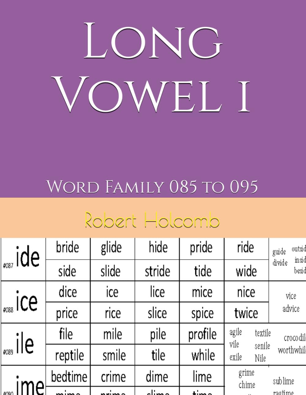 Long Vowel Word List CVC Words List And Worksheets